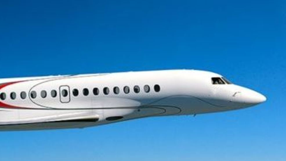 Le nouveau Falcon jet de Dassault - Les Ailes du Québec